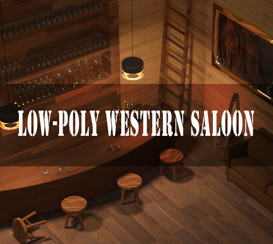 ArtStation - Western bar