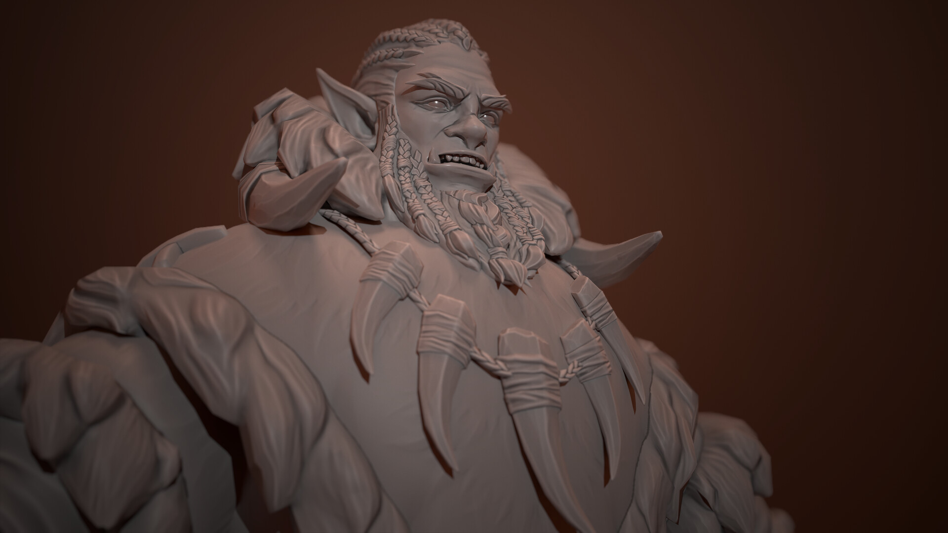 ArtStation - Orc Shaman Mage