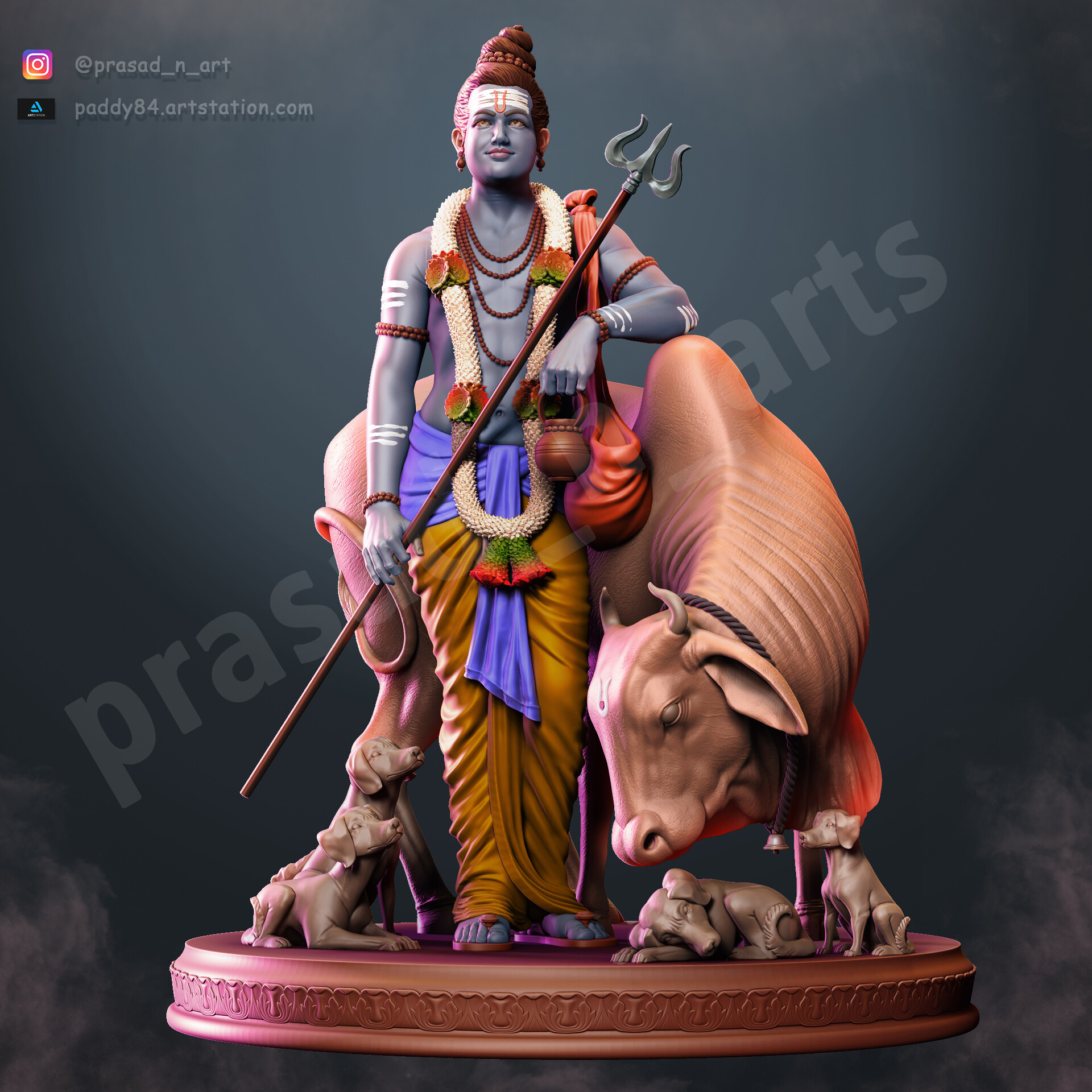 ArtStation - Dutta Guru sculpted in Zbrush