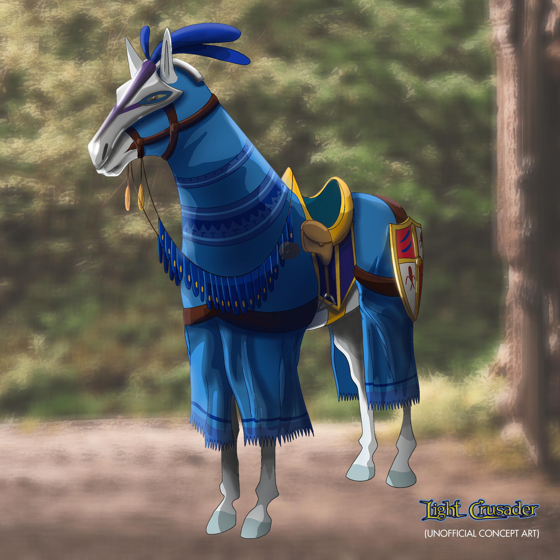 ArtStation - Horse mount