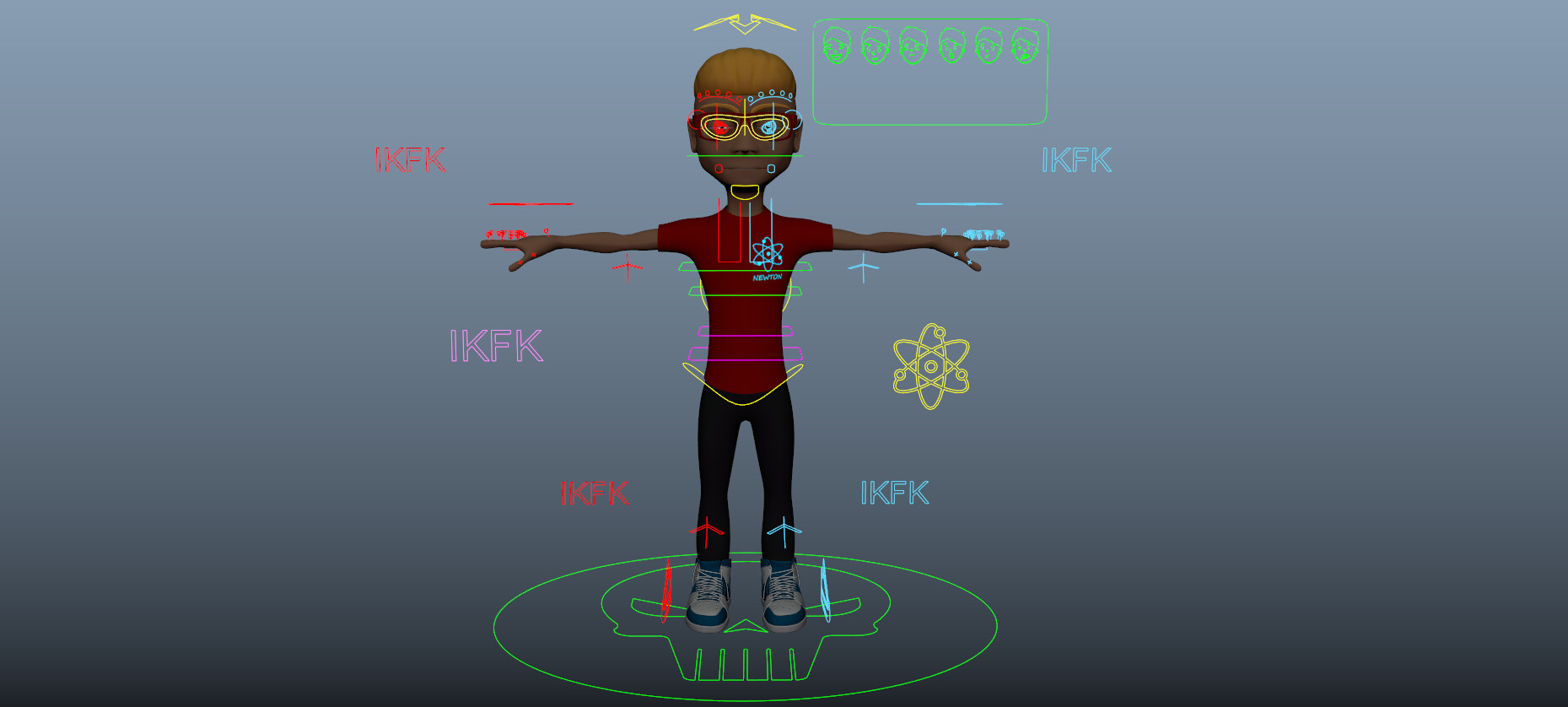 ArtStation - Body Newton_Rig