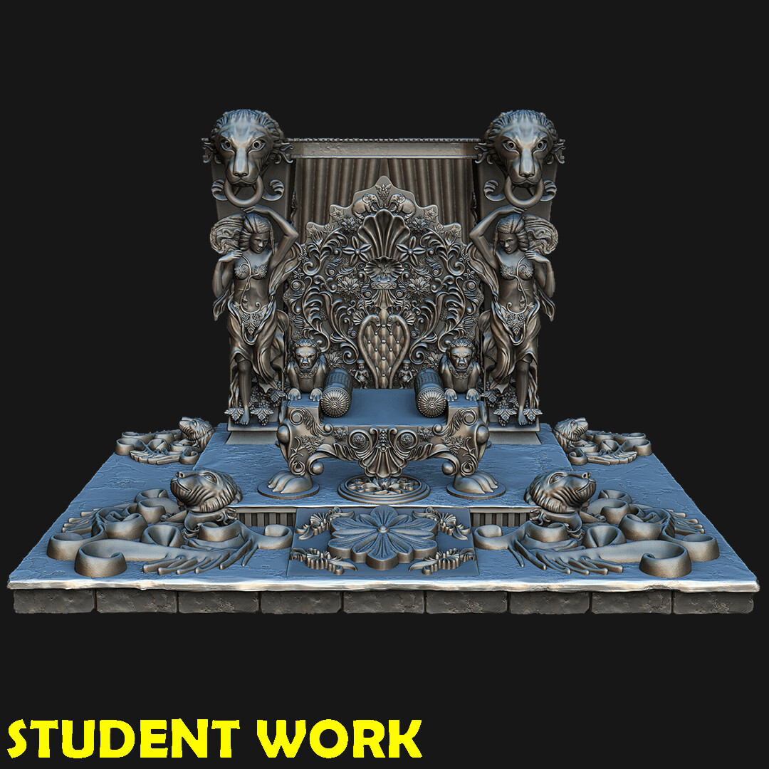 ArtStation - Statue Scuplt