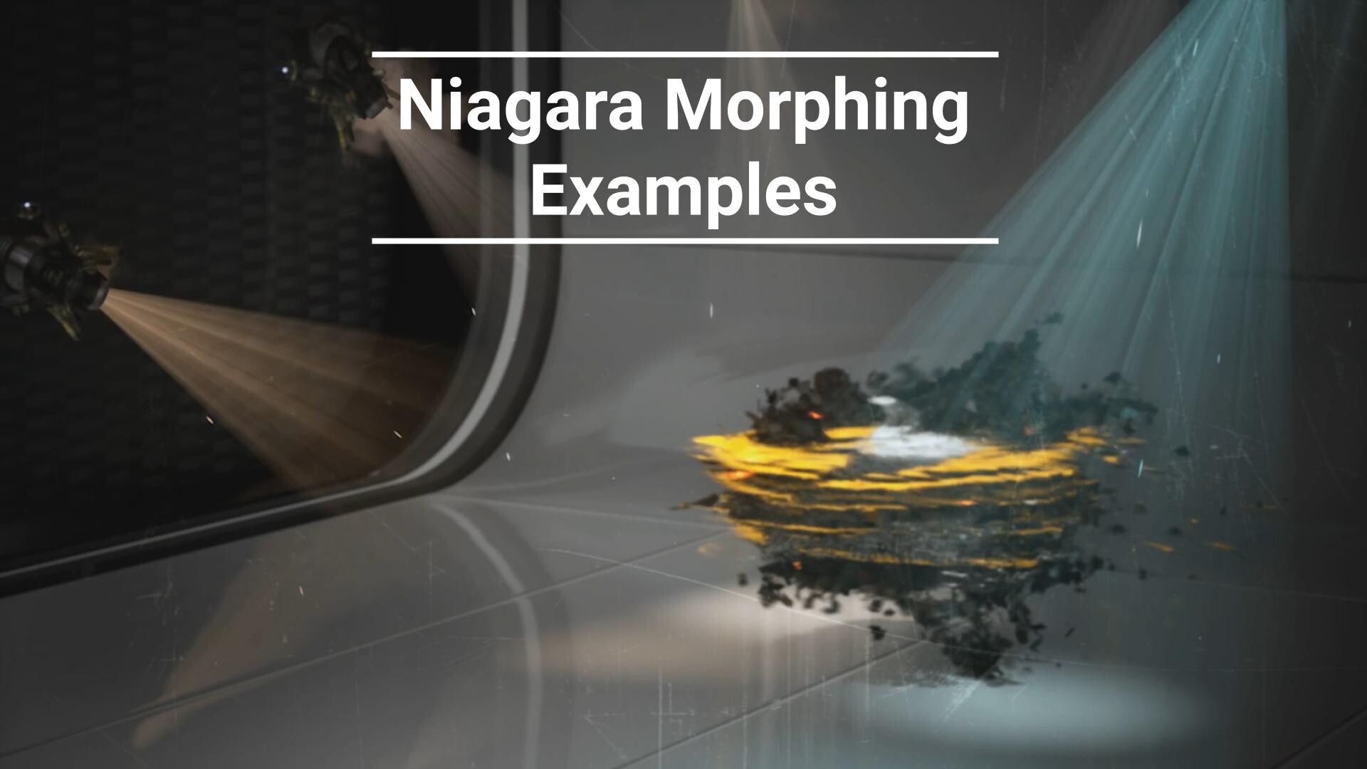 ArtStation - Unreal Engine 4.26.2 | Niagara Morphing Examples