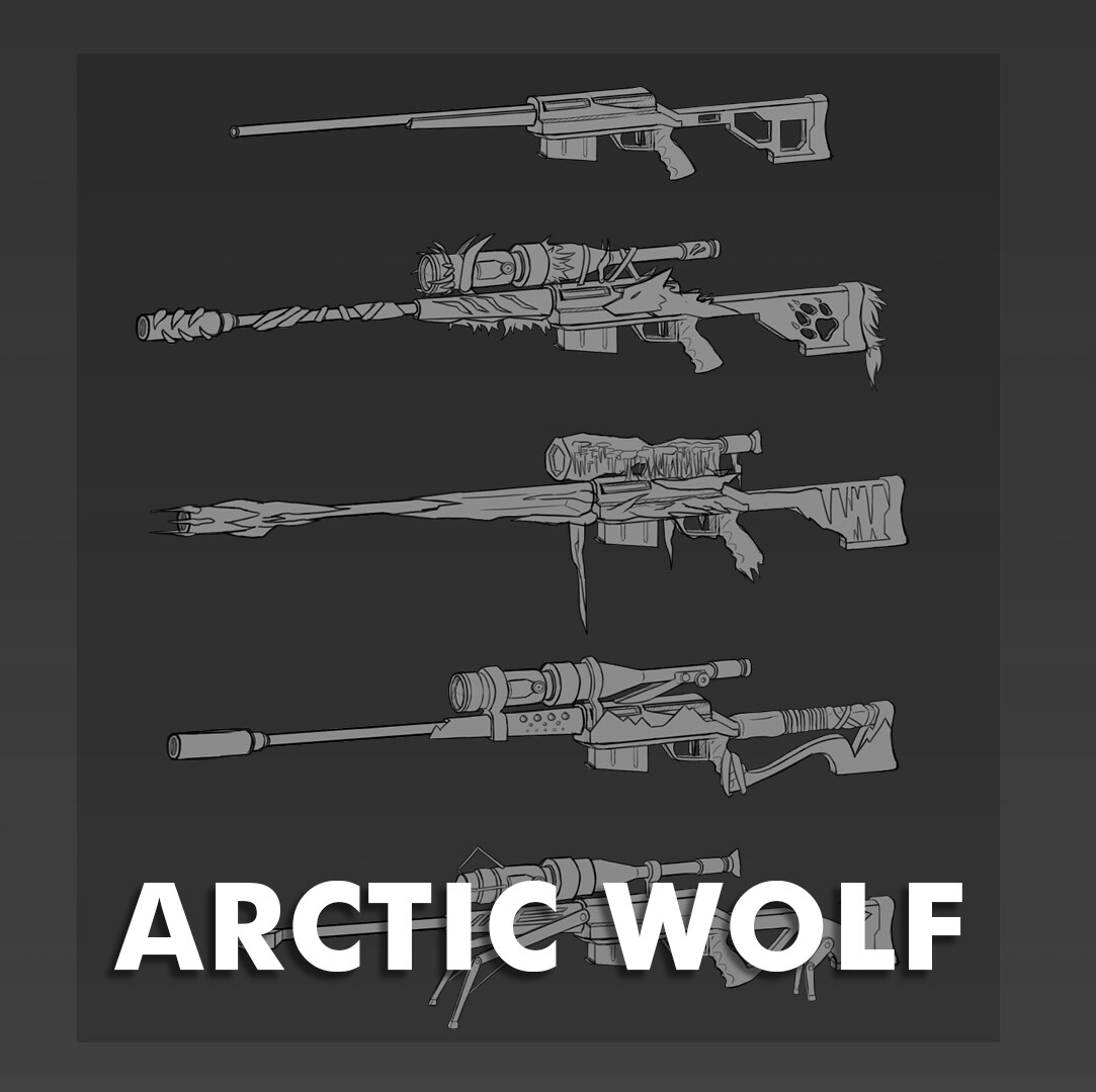 ArtStation - Arctic wolf - PROPS DESIGN