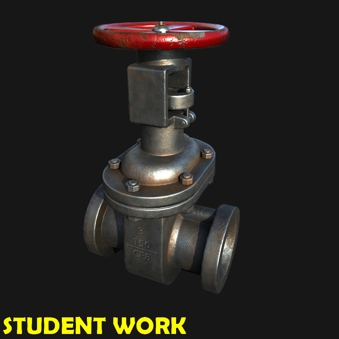 ArtStation - Pipe valve