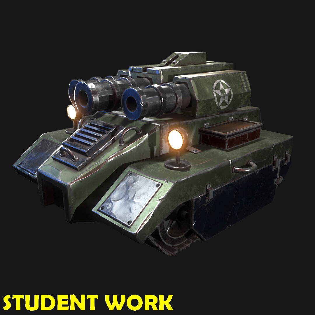 ArtStation - Stylized Tank
