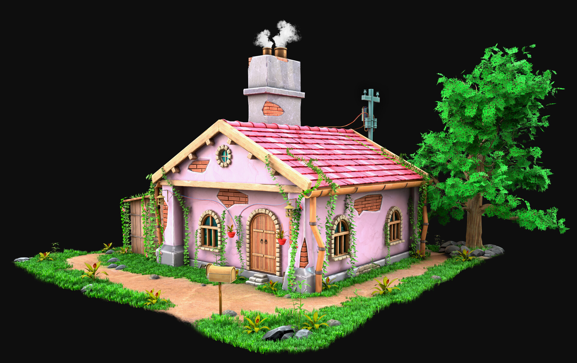 ArtStation - Stylized House