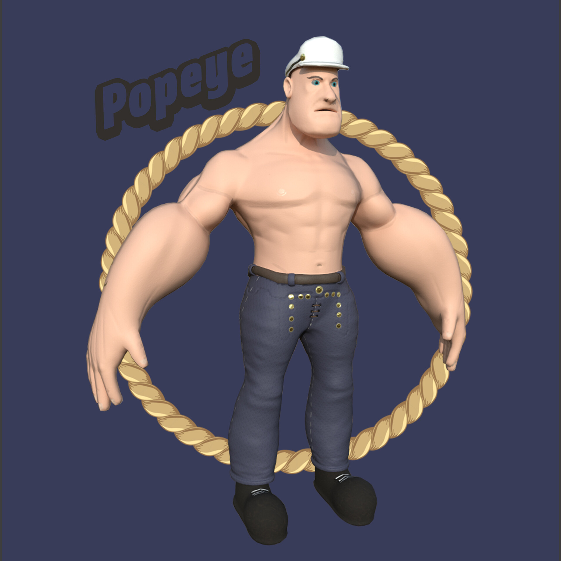 ArtStation - Popeye - by: caarloos_sj