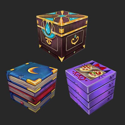 ArtStation - Stylized Cubes