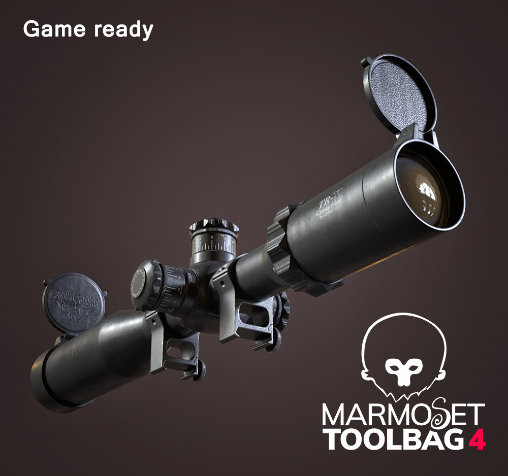 ArtStation - WA2000 Scope (game ready)