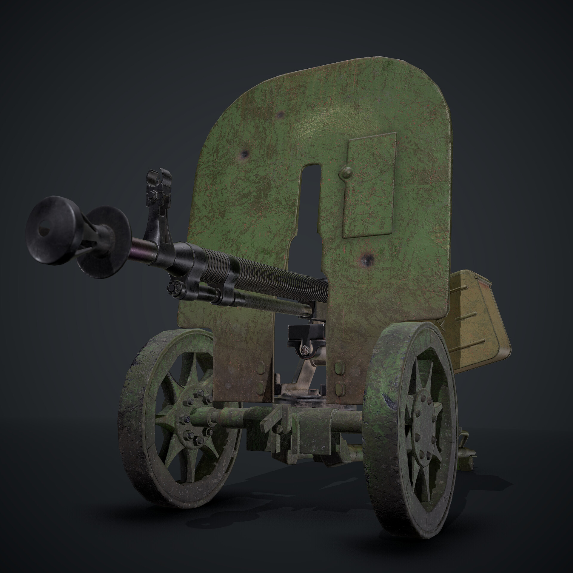 ArtStation - DShK Machine gun