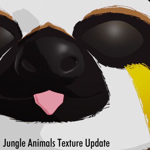 ArtStation - Stylized Jungle Animal Textures (with Cel Shading)