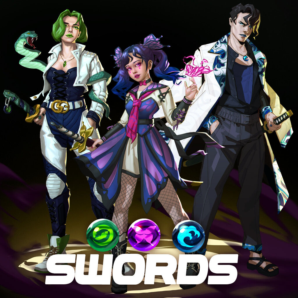 ArtStation - Character design for “Swords”