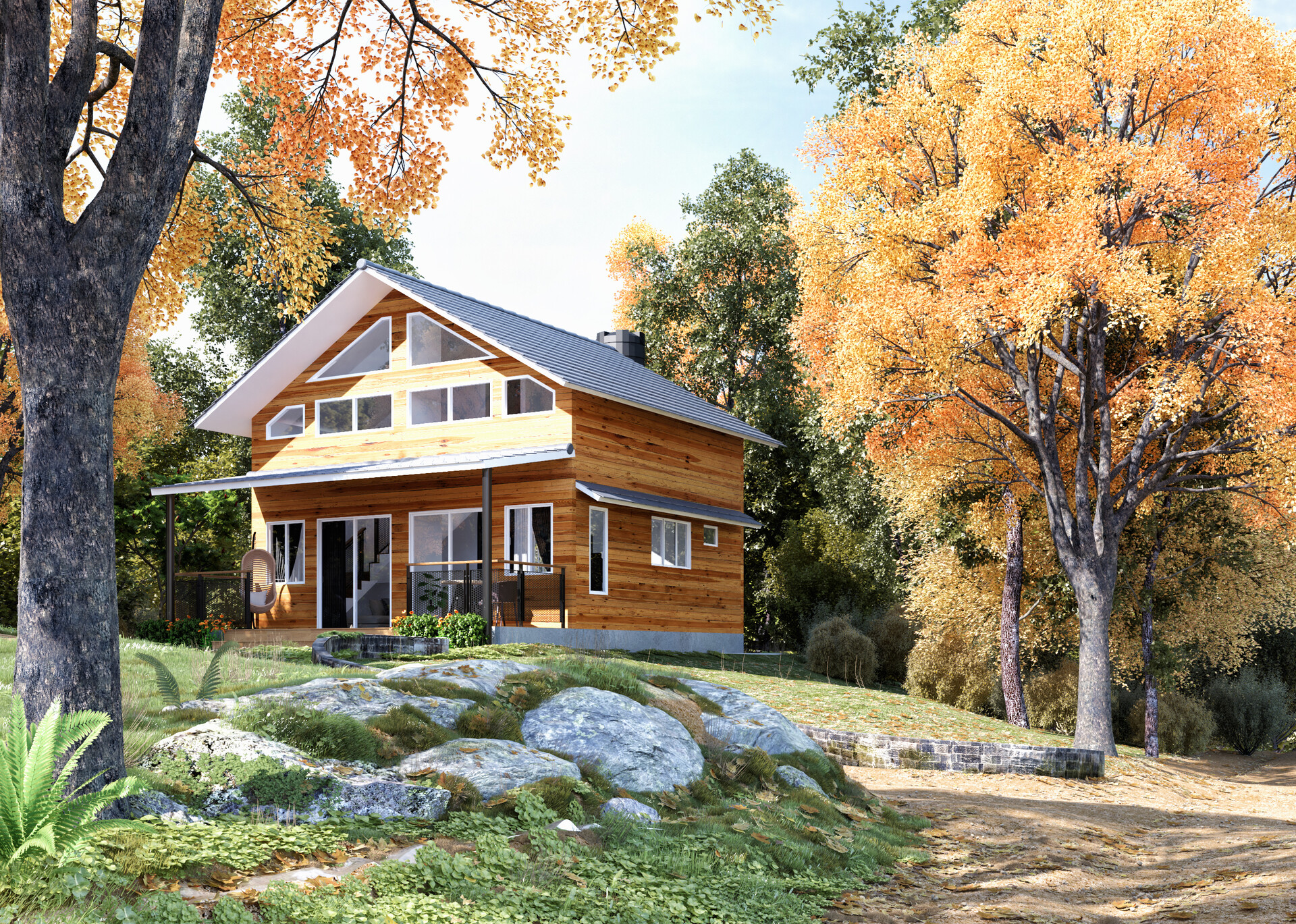 ArtStation - 3D Farmhouse Design