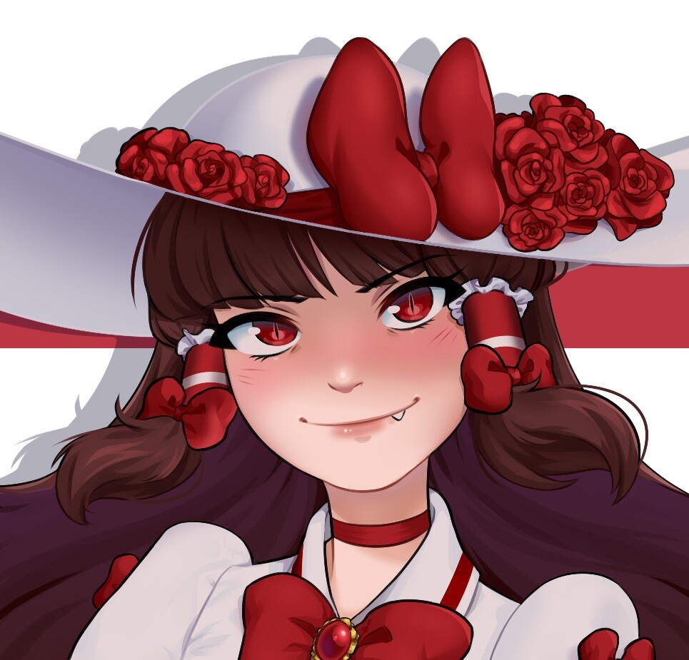 ArtStation - Vampire Reimu [COMM]