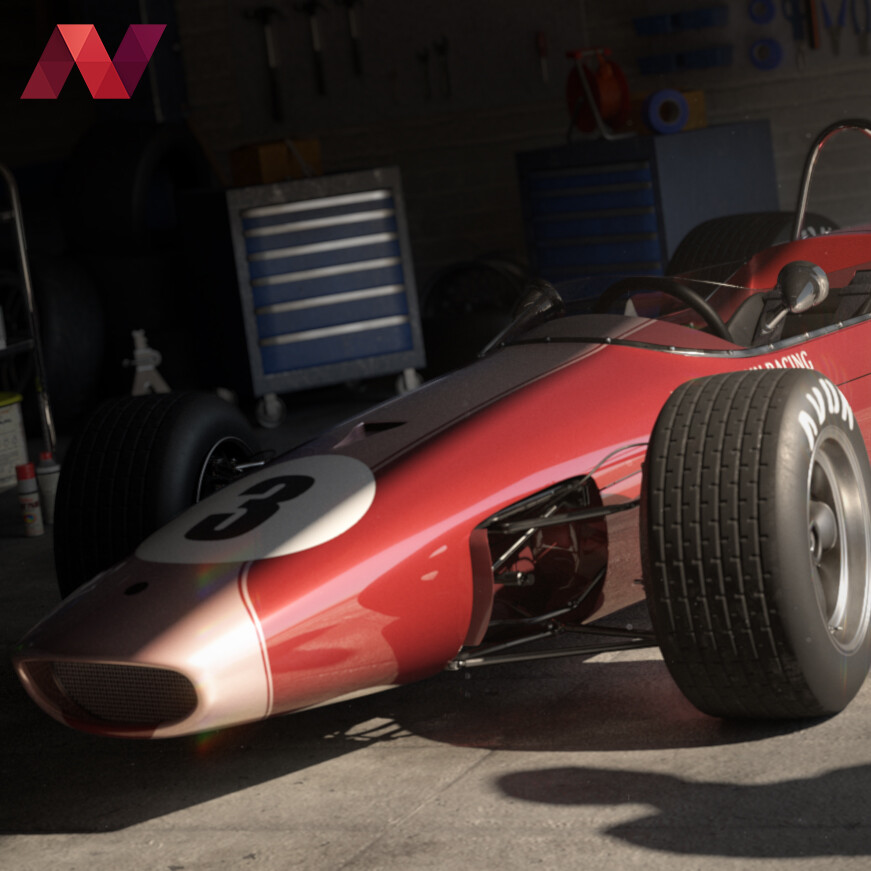 ArtStation - Brabham bt19's garage