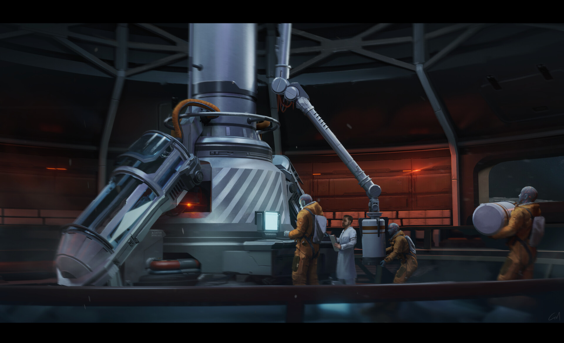 ArtStation - Cryogenic Pods Station