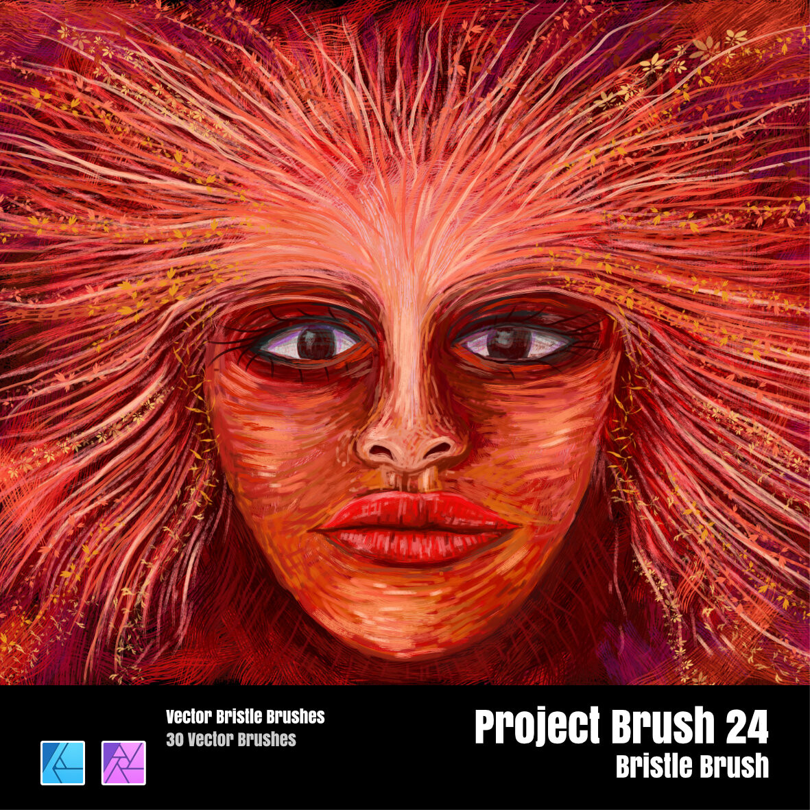 ArtStation - Project Brush 24 Bristle Painter