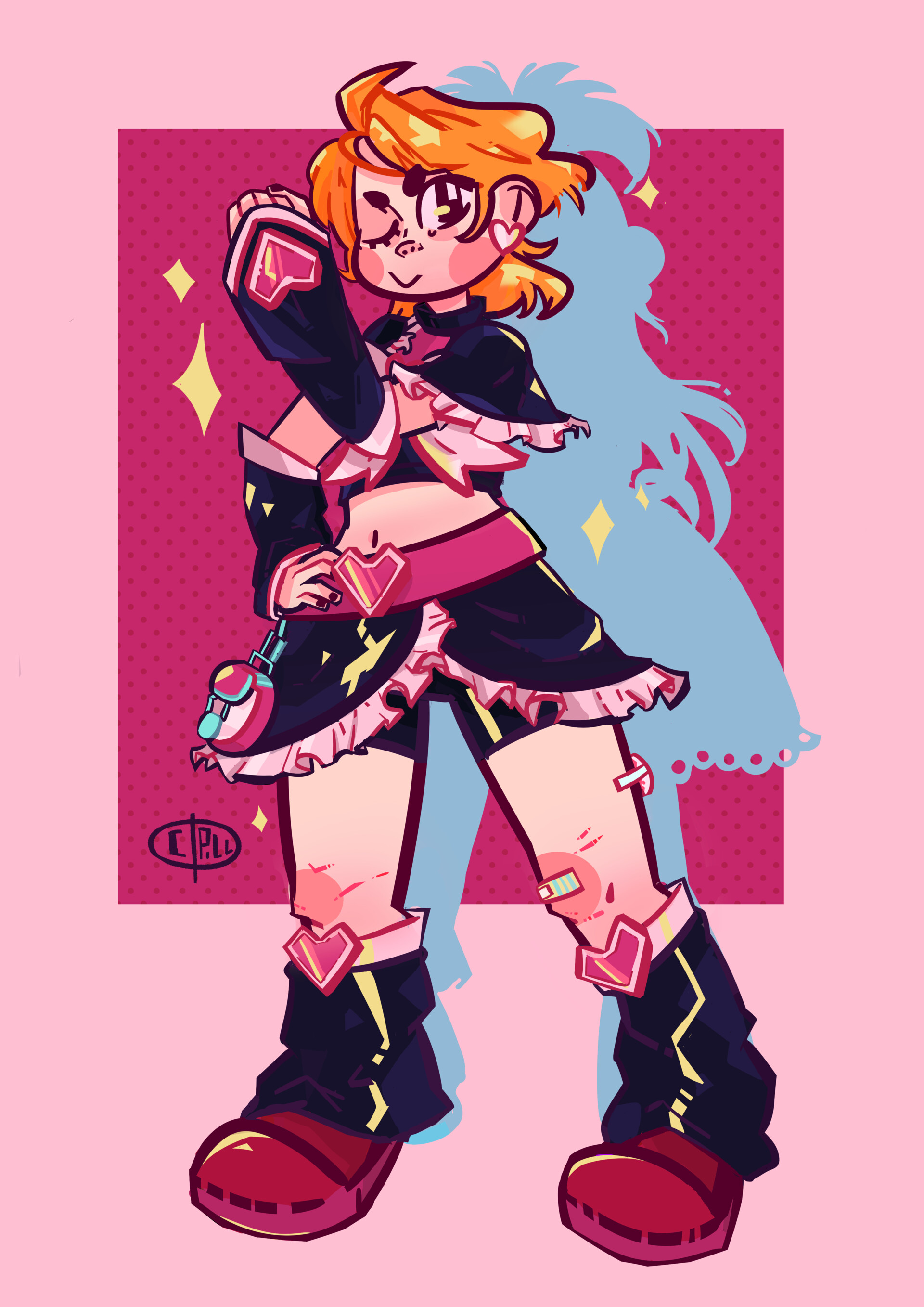 ArtStation - cure black from Futari wa Pretty Cure