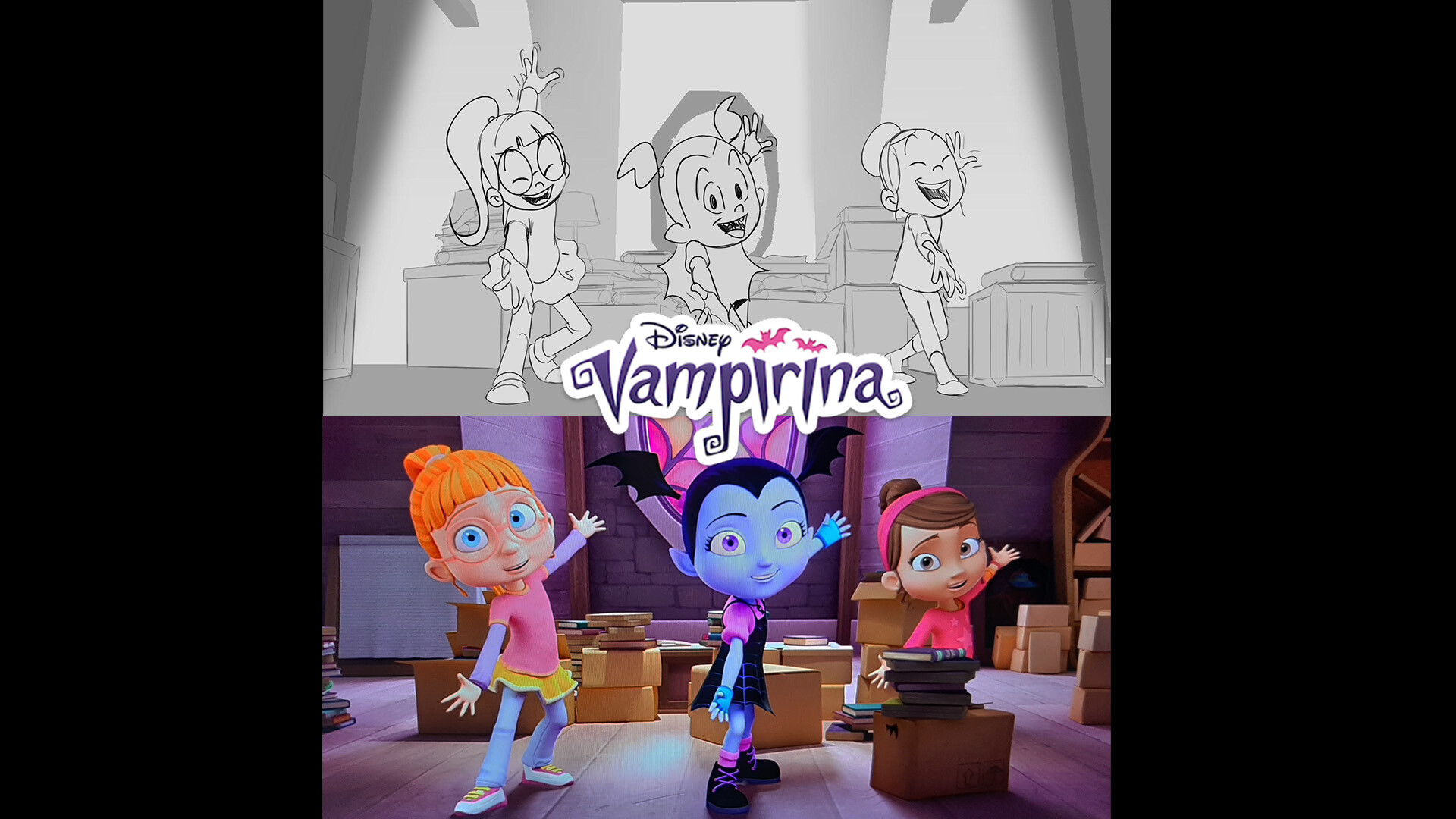 ArtStation - Vampirina ‘The Vamp-Opera’ Storyboards - The Vamp-Opera Begins