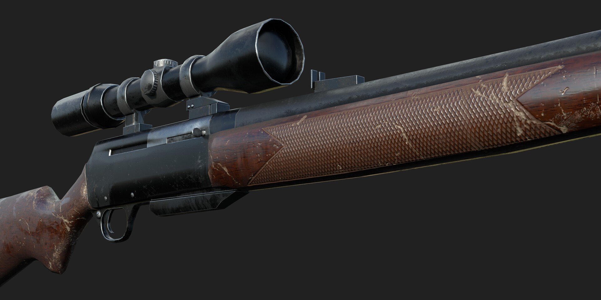ArtStation - Hunting rifle