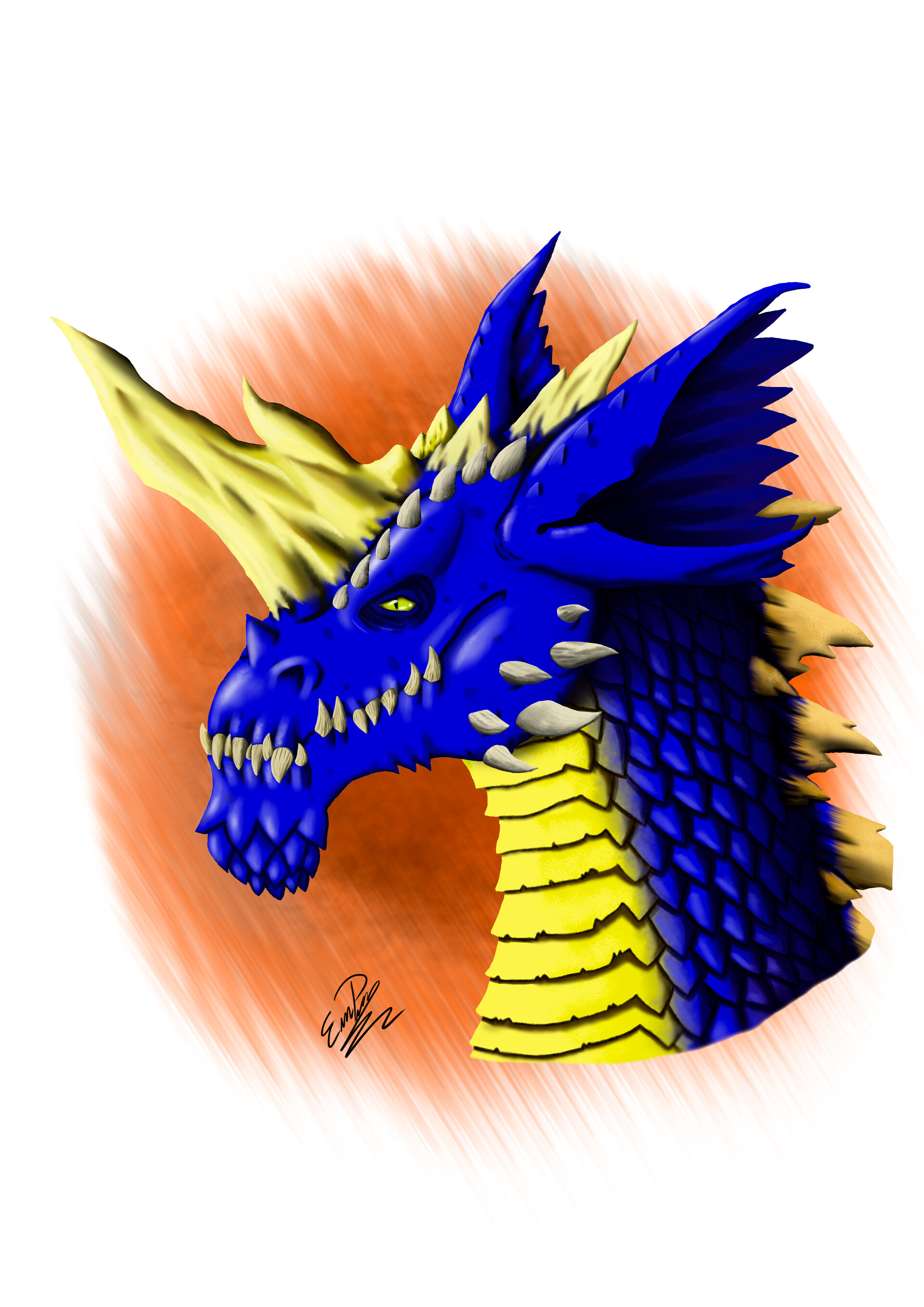 ArtStation - Blue Dragon