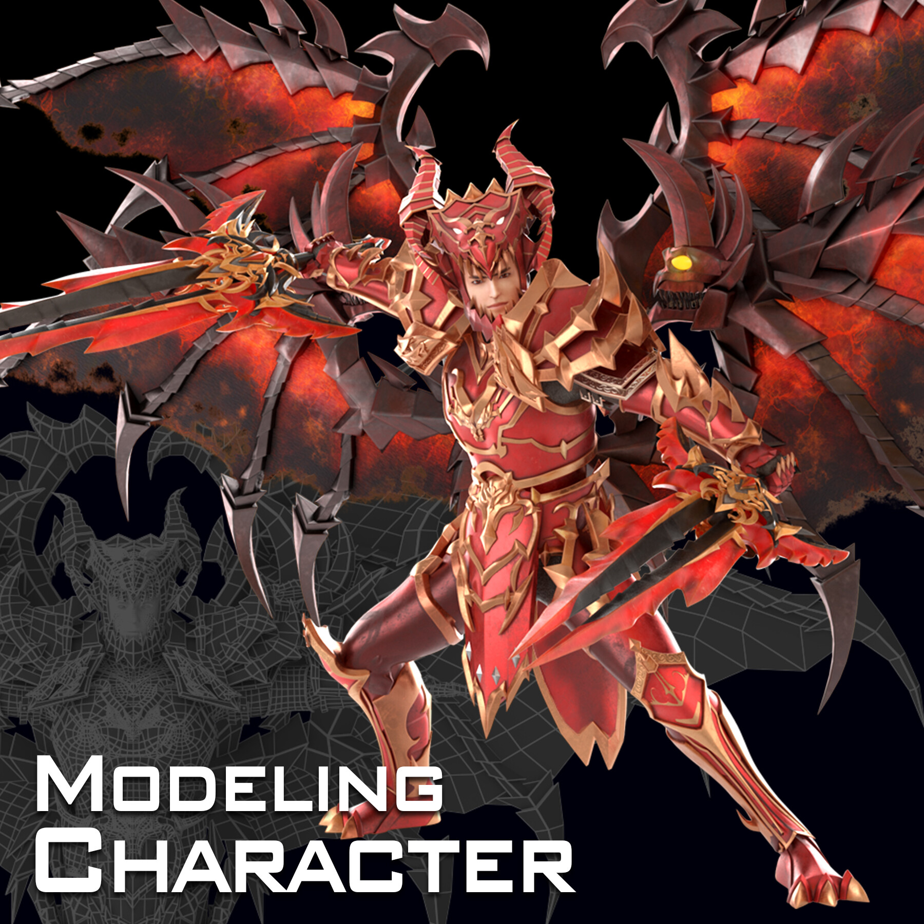 ArtStation - Modeling Character Highpoly - Game MU Awaken