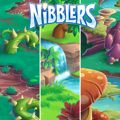 ArtStation - Nibblers: Background Assets