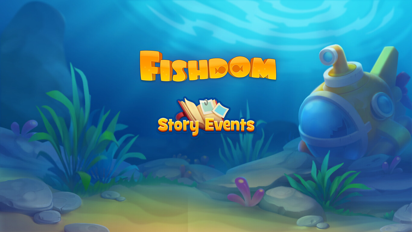 ArtStation - Fishdom Story Event Jacks's Room for Playrix