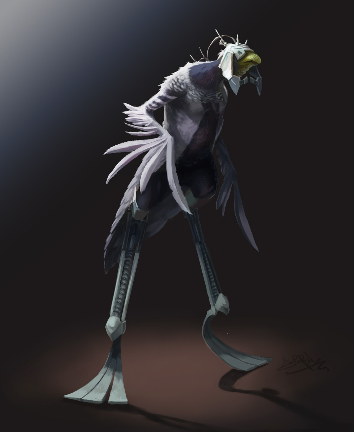 ArtStation - Dr . Tarky , the mecha-turkey - Creature Design