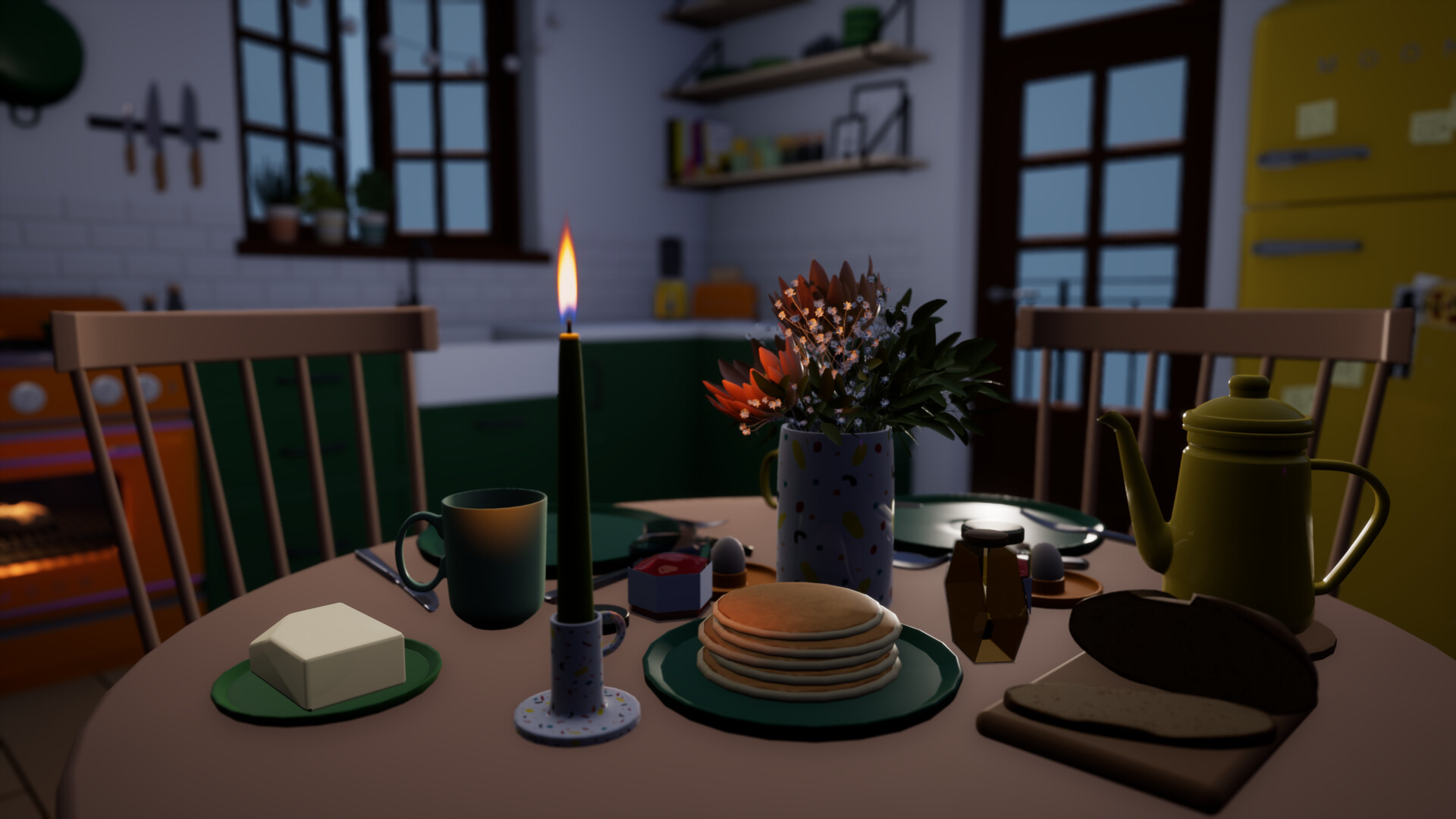 ArtStation - Interactive Kitchen Diorama