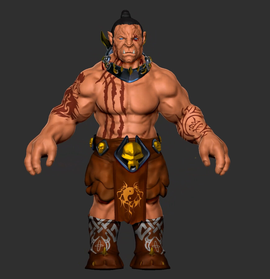 ArtStation - Orc 3d Model