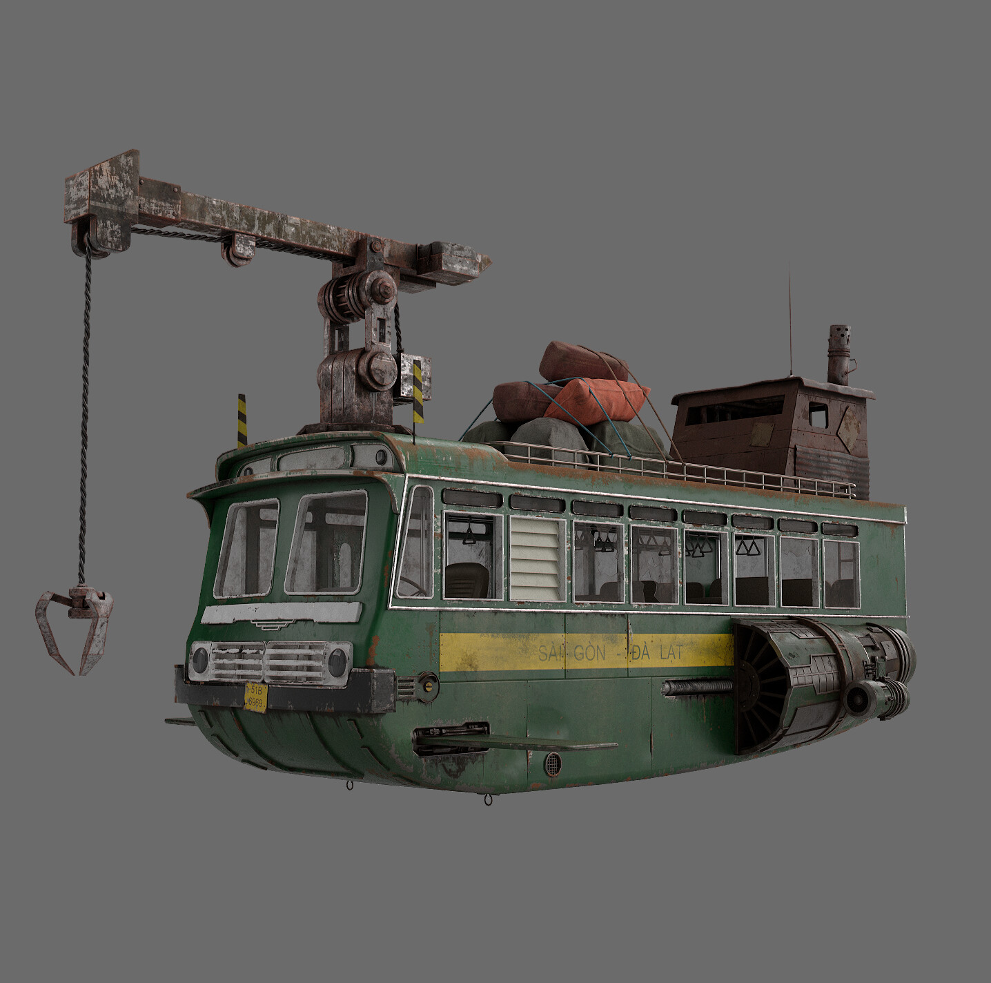 ArtStation - Bus - CBP Project