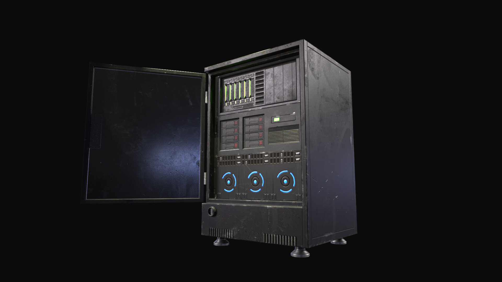ArtStation - Server cabinets(racks)