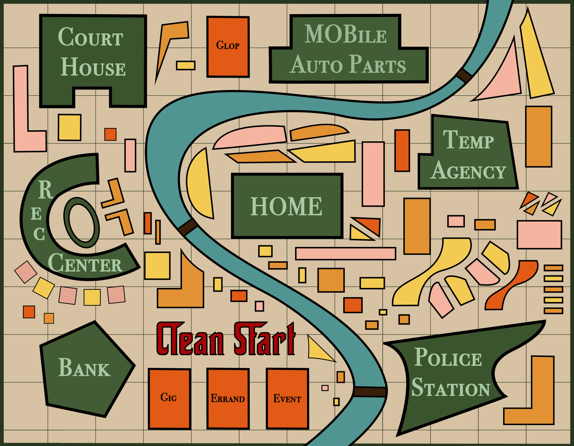 ArtStation - Clean Start - Original Board Game