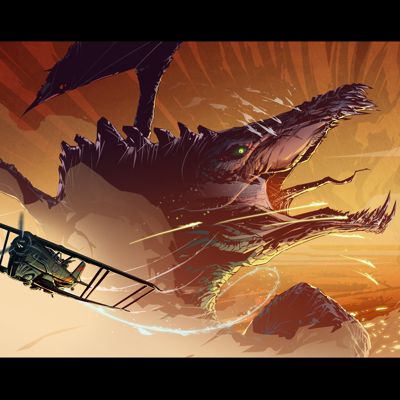 ArtStation - Air chase - Key Art