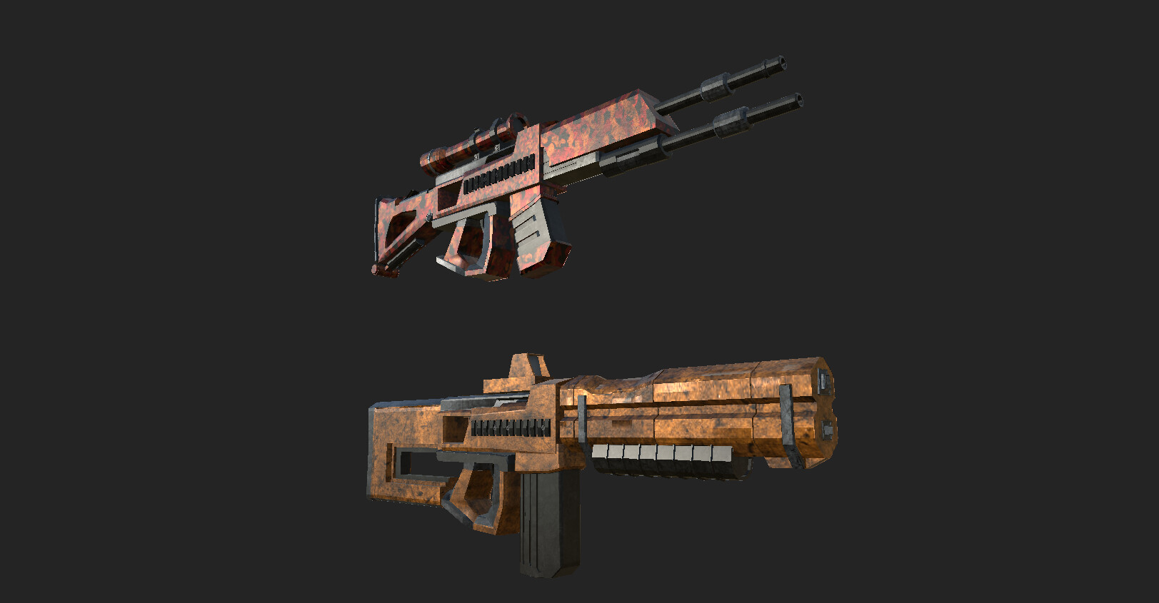ArtStation - 2019.12-Weapon(Borderlands Modular Weapons)-RE my way
