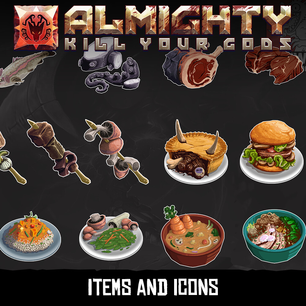 ArtStation - Almighty UI: Items and Icons