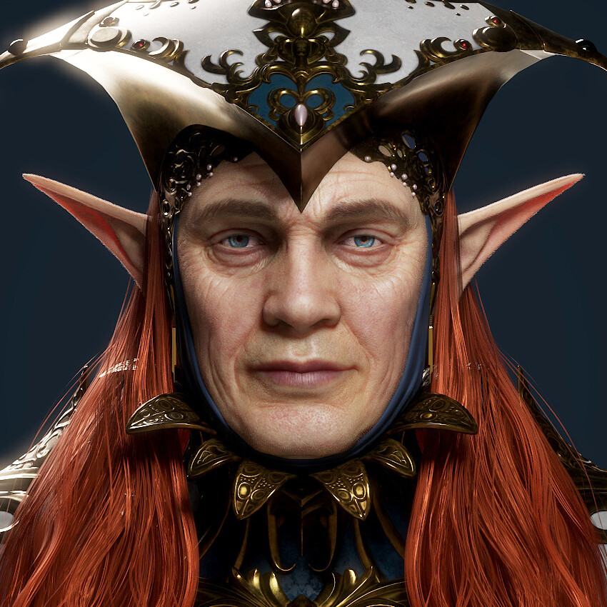 ArtStation - Elf Cleric