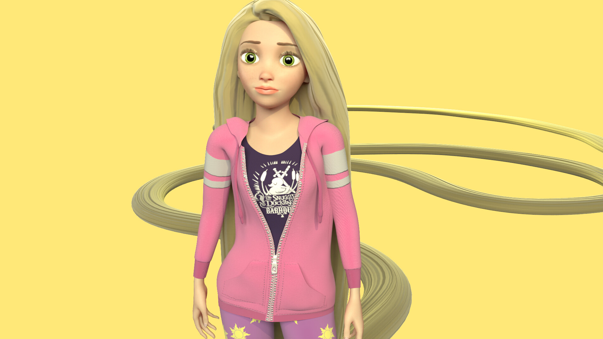 ArtStation - Comfy Rapunzel