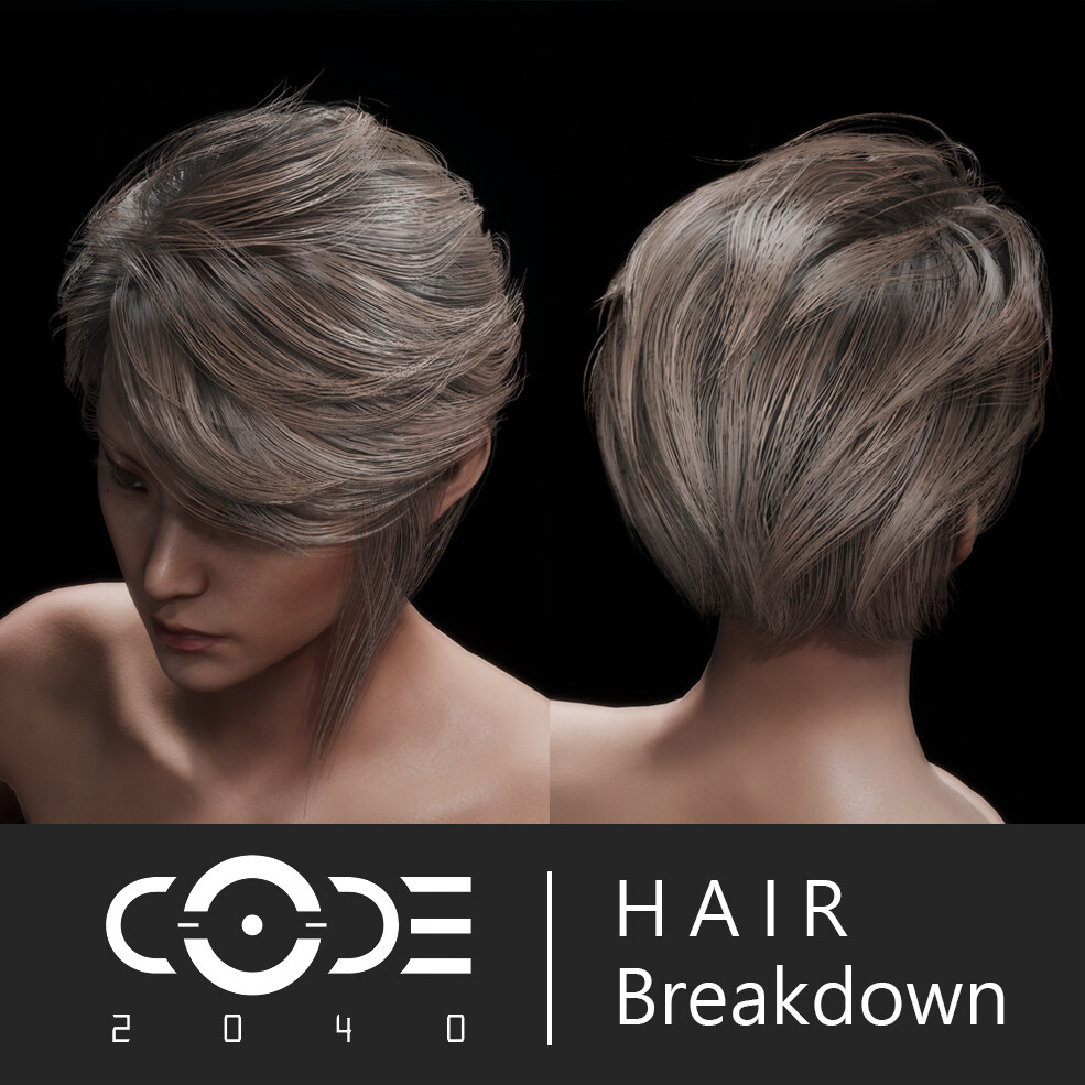 ArtStation - CODE2040 / Hair Style (QIU FEN_CHEN 陳秋分 髮型變化)