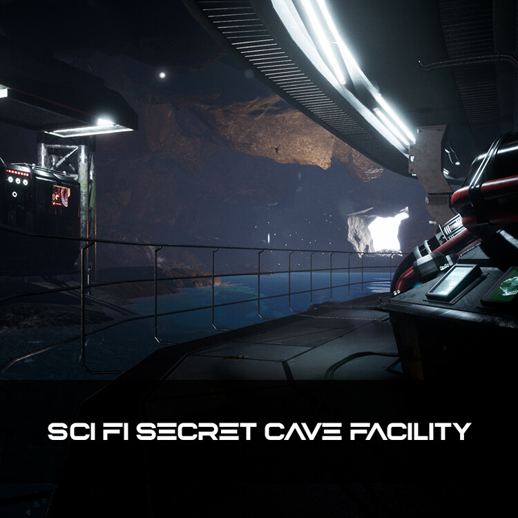ArtStation - SCI-FI Secret Facility