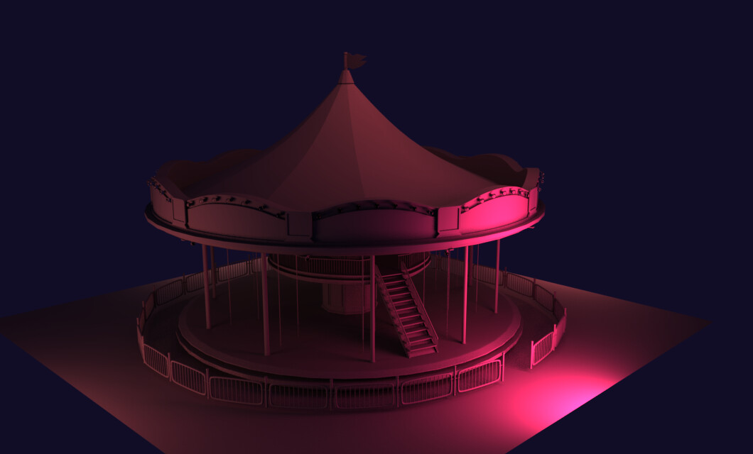 ArtStation - Carousel 3D Model