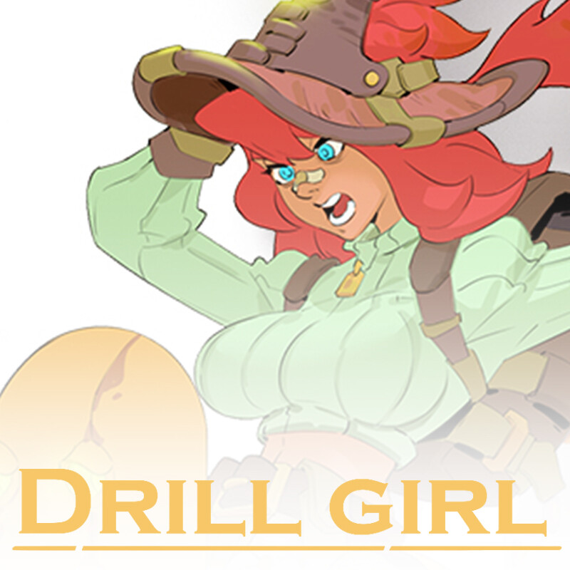 ArtStation - Drill girl