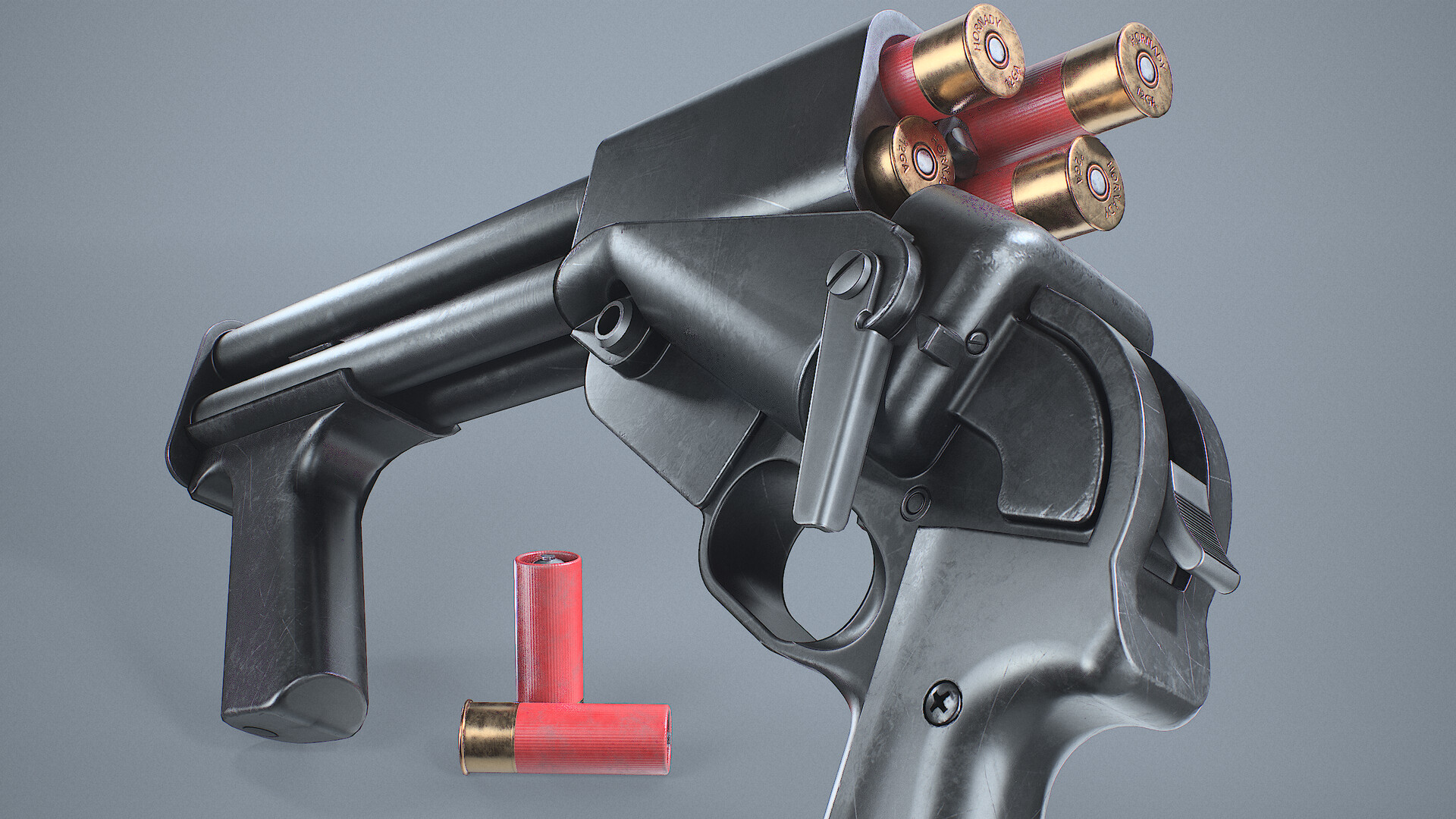 ArtStation - Liberator Mk3 Shotgun Prototype