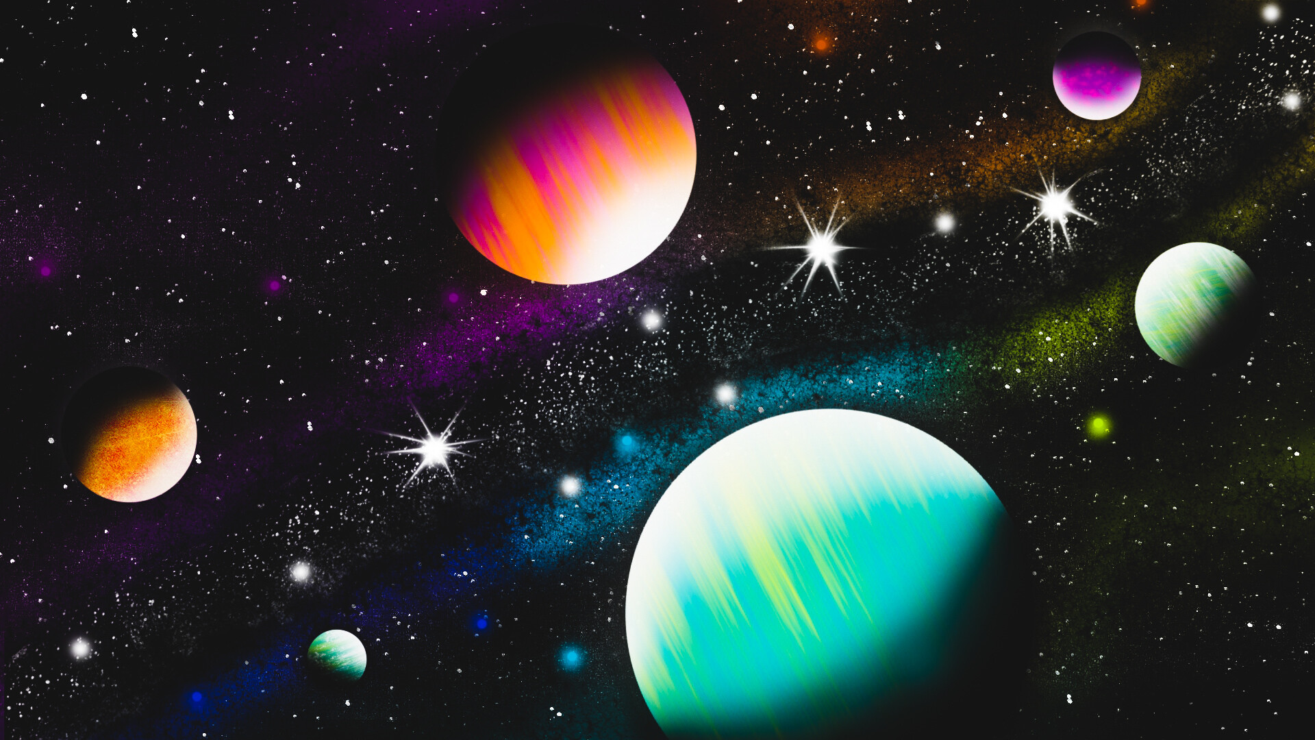 ArtStation - planet( space)