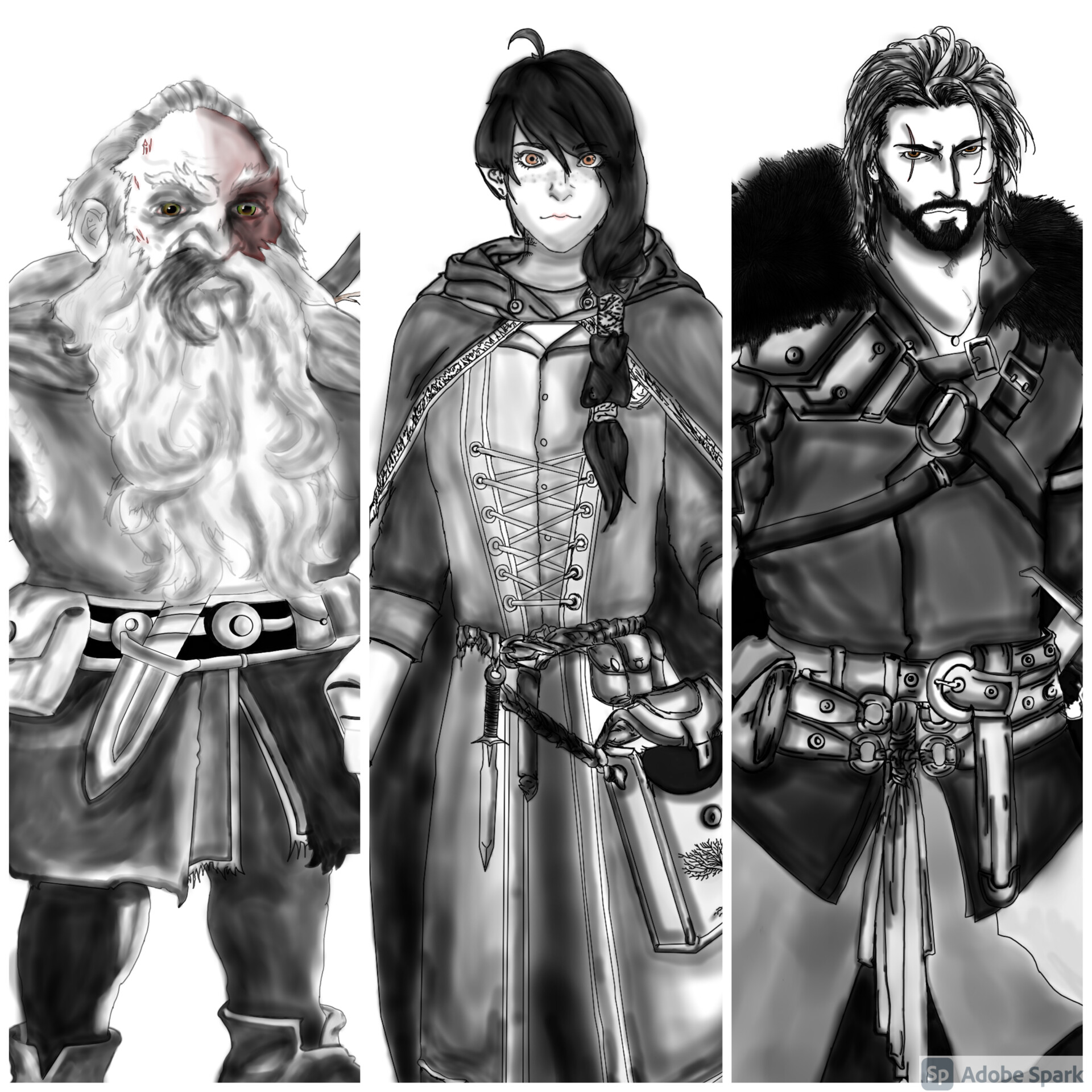 ArtStation - D&D Characters Sktech #1