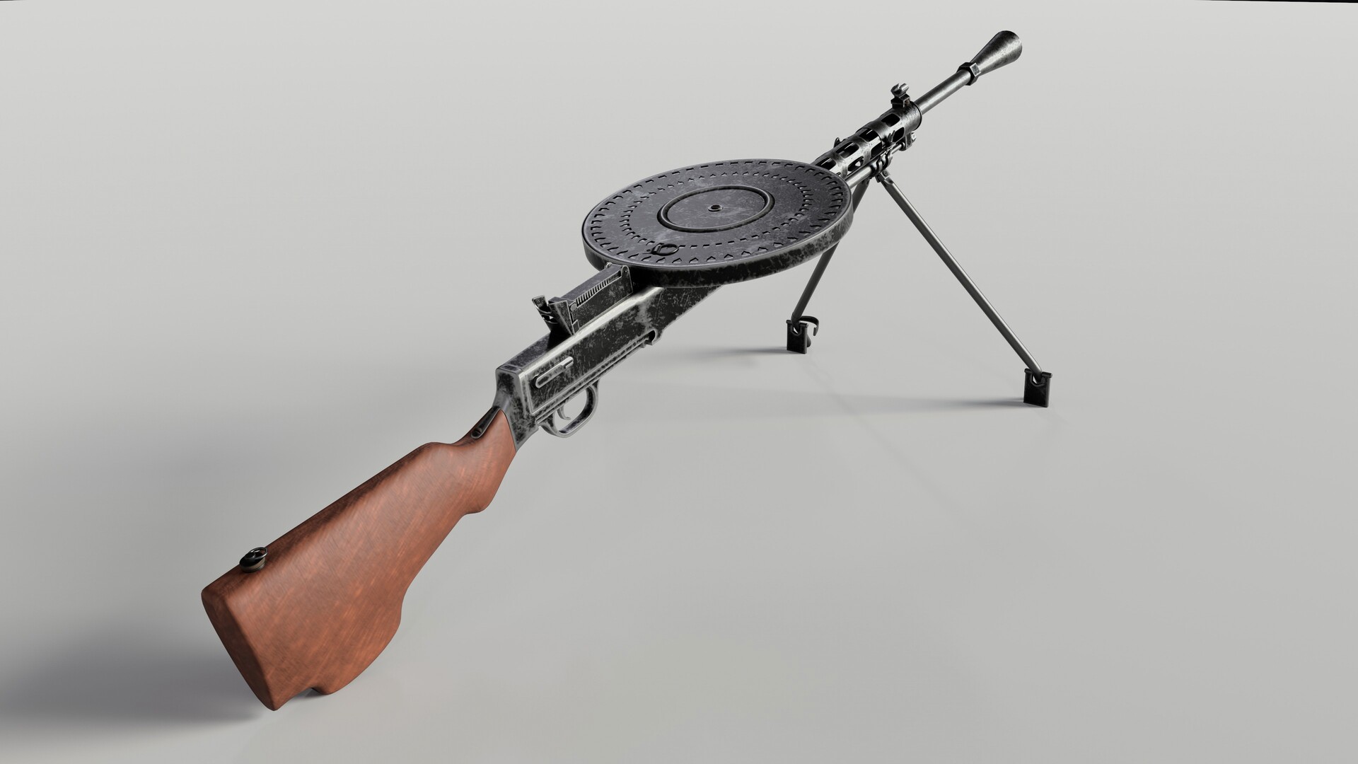 ArtStation - DP-28 Gun