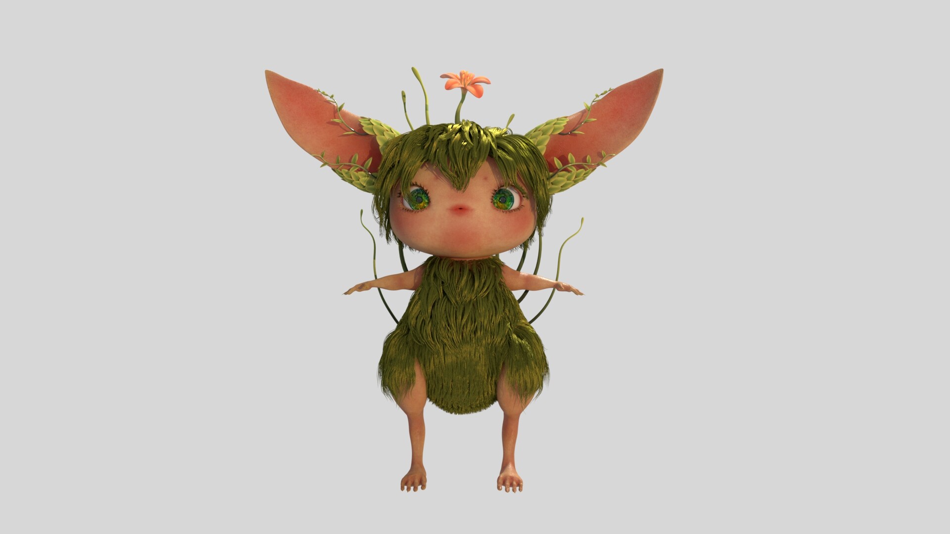 ArtStation - Mepo (Leaf spirit)