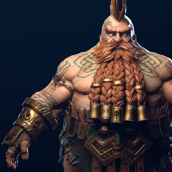 ArtStation - Dwarf Slayer fan art